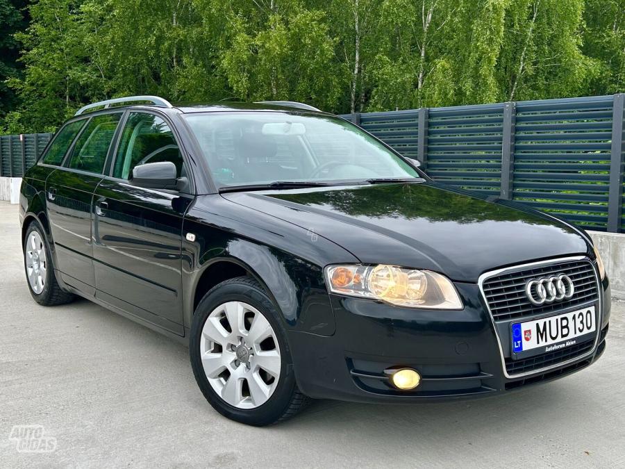 Melns Audi A4 2006 Viļņa, ar dzinēja tilpumu 2.00 L un nobraukumu 298 tūkst. km par 2840 €, foto 4 vietnē AUTOMOTO.COM.LV