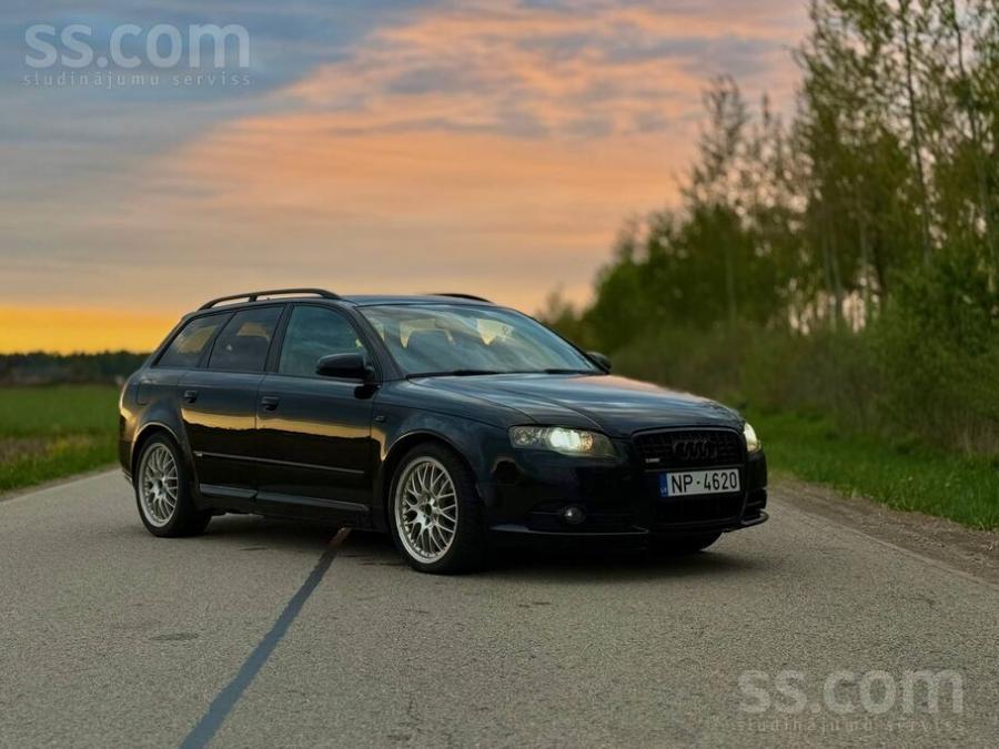 Черный Ауди А4 2006 в Рига, объемом двигателя 3.00 л и пробегом 371 тыс. км за 3100 €, фото 1 на AUTOMOTO.COM.LV