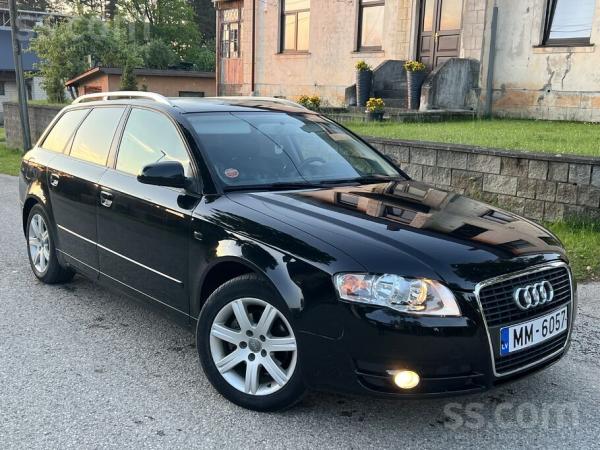Black Audi A4 2006 in Valmiera, with an engine capacity of 2.00 L and mileage of 341 thousand km for 2250 €, photo 1 on AUTOMOTO.COM.LV