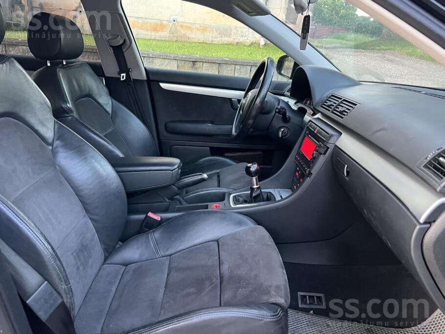 Black Audi A4 2006 in Valmiera, with an engine capacity of 2.00 L and mileage of 341 thousand km for 2250 €, photo 18 on AUTOMOTO.COM.LV