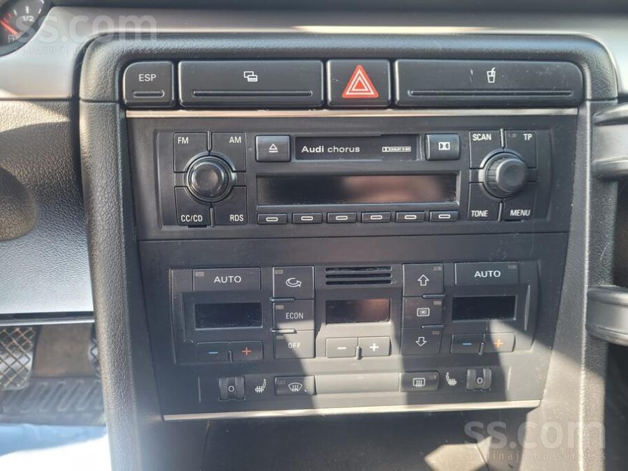 Melns Audi A4 2006 Gulbene, ar dzinēja tilpumu 2.00 L un nobraukumu 261 tūkst. km par 3650 €, foto 11 vietnē AUTOMOTO.COM.LV