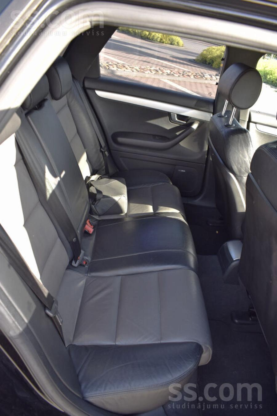 Melns Audi A4 2006 Ventspils, ar dzinēja tilpumu 3.00 L un nobraukumu 400 tūkst. km par 2800 €, foto 8 vietnē AUTOMOTO.COM.LV