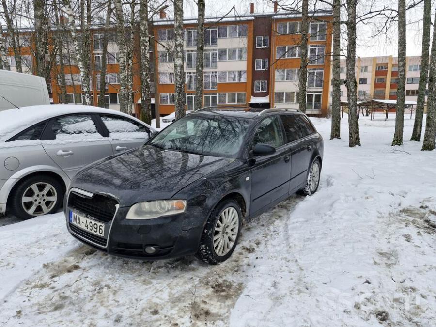 Black Audi A4 2006 in Riga, with an engine capacity of 3.00 L and mileage of 430 thousand km for 2500 €, photo 1 on AUTOMOTO.COM.LV