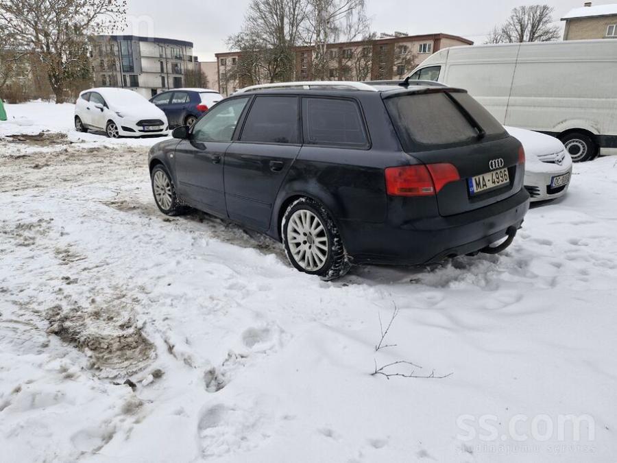 Black Audi A4 2006 in Riga, with an engine capacity of 3.00 L and mileage of 430 thousand km for 2500 €, photo 4 on AUTOMOTO.COM.LV
