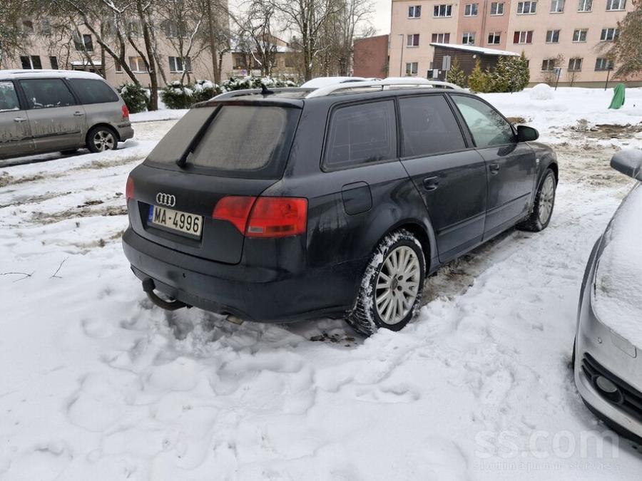 Black Audi A4 2006 in Riga, with an engine capacity of 3.00 L and mileage of 430 thousand km for 2500 €, photo 5 on AUTOMOTO.COM.LV