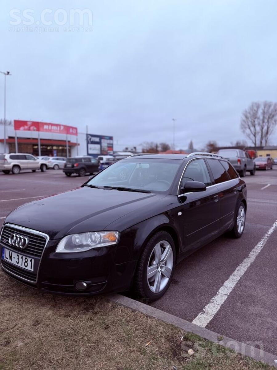 Black Audi A4 2006 in Liepaja, with an engine capacity of 2.70 L and mileage of 406 thousand km for 3000 €, photo 3 on AUTOMOTO.COM.LV