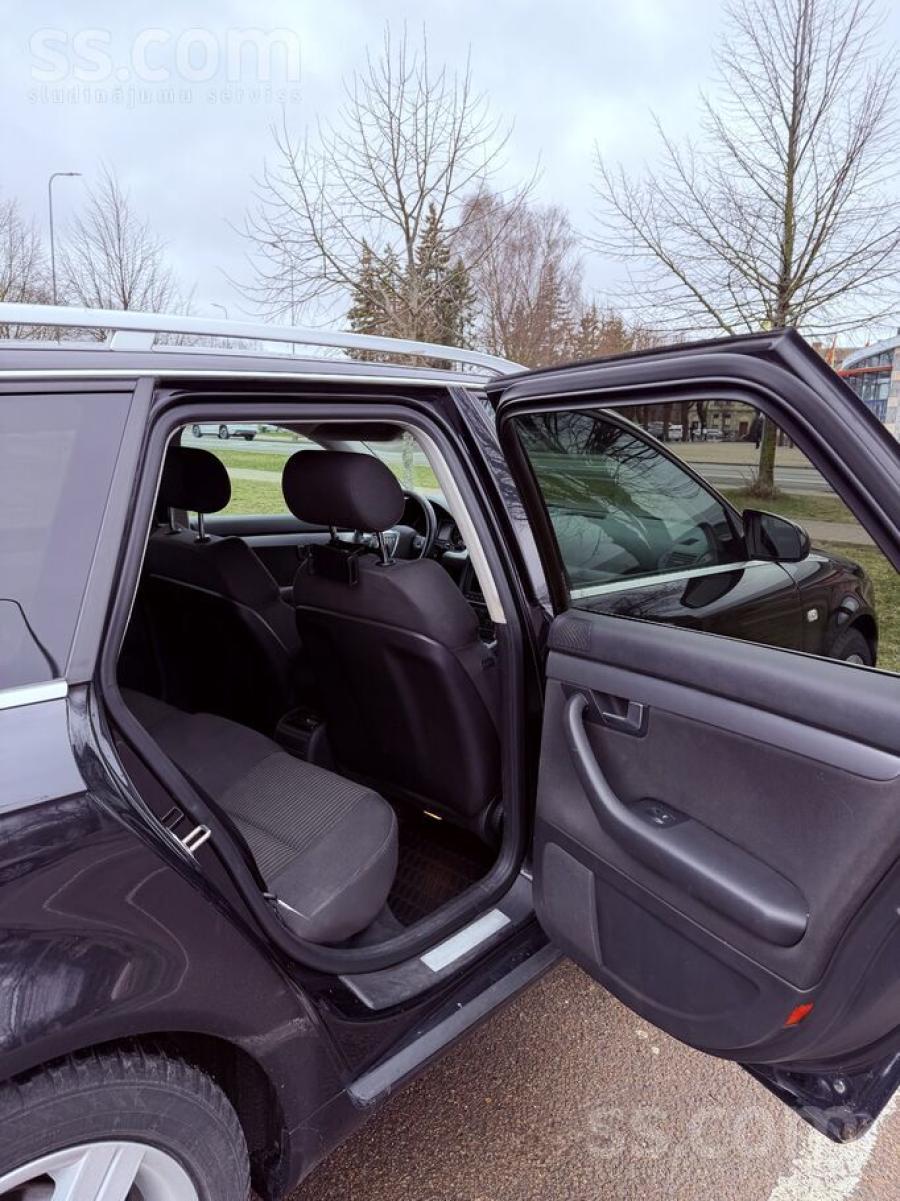 Black Audi A4 2006 in Liepaja, with an engine capacity of 2.70 L and mileage of 406 thousand km for 3000 €, photo 14 on AUTOMOTO.COM.LV