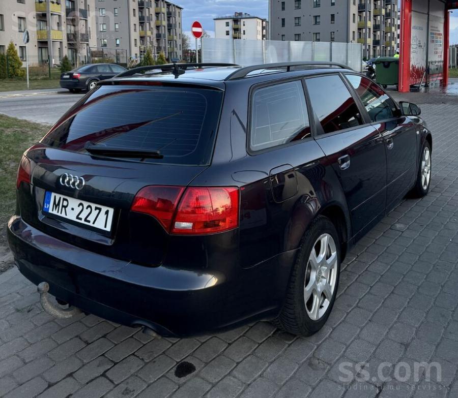 Черный Ауди А4 2006 в Рига, объемом двигателя 2.70 л и пробегом 350 тыс. км за 2800 €, фото 1 на AUTOMOTO.COM.LV
