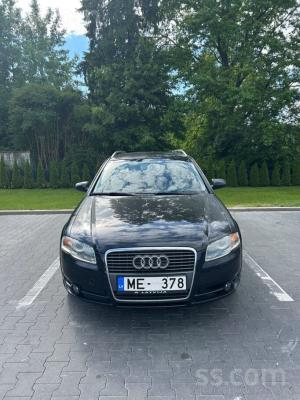 Black Audi A4 2006 in Riga, with an engine capacity of 2.00 L and mileage of 318 thousand km for 2800 €, photo  on AUTOMOTO.COM.LV