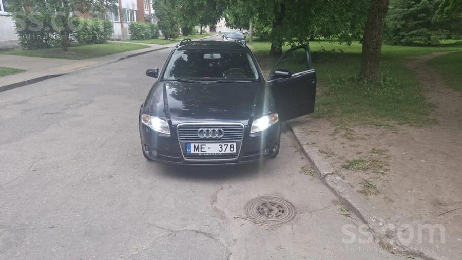 Black Audi A4 2006 in Riga, with an engine capacity of 2.00 L and mileage of 318 thousand km for 2800 €, photo 7 on AUTOMOTO.COM.LV