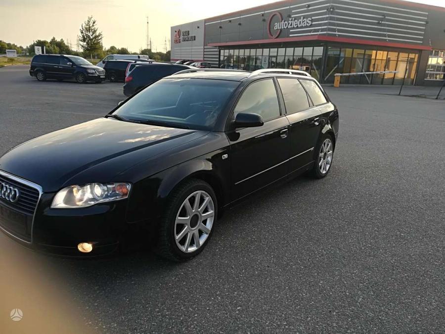 Black Audi A4 2006 in Ukmerge, with an engine capacity of 2.70 L and mileage of 276 thousand km for 3250 €, photo 3 on AUTOMOTO.COM.LV