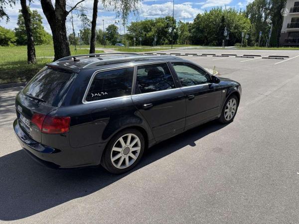 Black Audi A4 2006 in Kaunas, with an engine capacity of 1.97 L and mileage of 441 thousand km for 2200 €, photo 4 on AUTOMOTO.COM.LV
