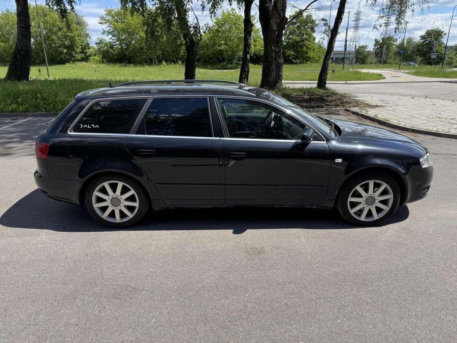 Black Audi A4 2006 in Kaunas, with an engine capacity of 1.97 L and mileage of 441 thousand km for 2200 €, photo 6 on AUTOMOTO.COM.LV