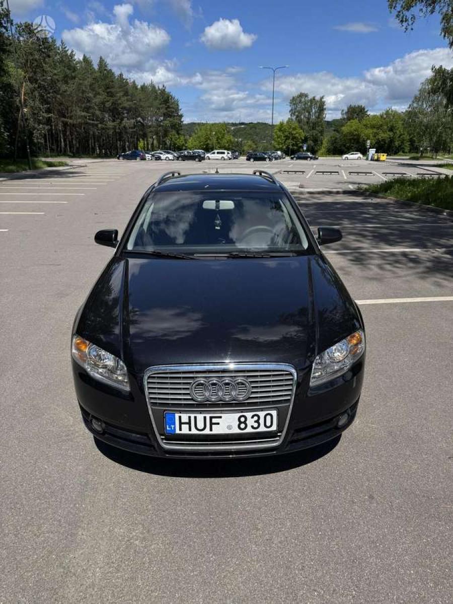 Black Audi A4 2006 in Kaunas, with an engine capacity of 1.97 L and mileage of 441 thousand km for 2200 €, photo 7 on AUTOMOTO.COM.LV