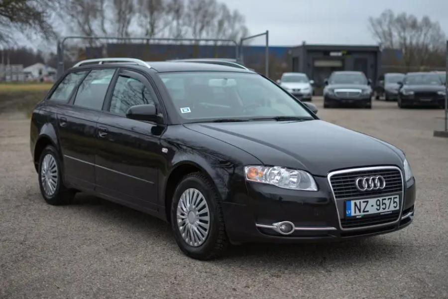 Black Audi A4 2006 in Liepaja, with an engine capacity of 2.00 L and mileage of 302 thousand km for 3800 €, photo 5 on AUTOMOTO.COM.LV