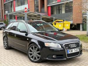 Melns Audi A4 2006 Rīga, ar dzinēja tilpumu 2.00 L un nobraukumu 362 tūkst. km par 2490 €, foto  vietnē AUTOMOTO.COM.LV