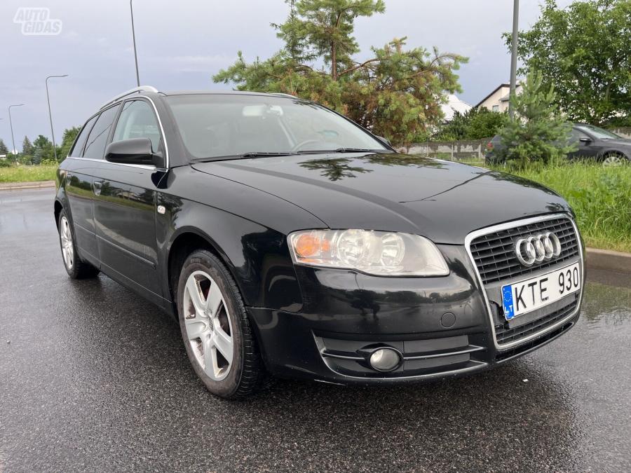 Black Audi A4 2006 in Kaunas, with an engine capacity of 2.00 L and mileage of 315 thousand km for 1600 €, photo 1 on AUTOMOTO.COM.LV