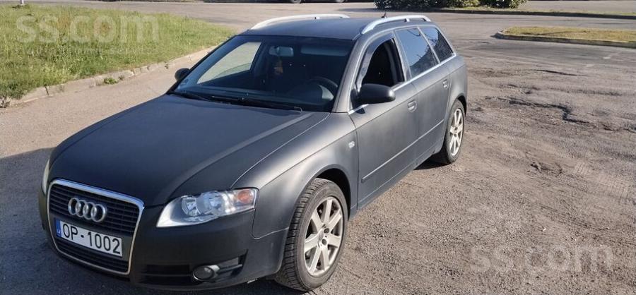 Black Audi A4 2006 in Riga, with an engine capacity of 2.00 L and mileage of 363 thousand km for 1990 €, photo 3 on AUTOMOTO.COM.LV