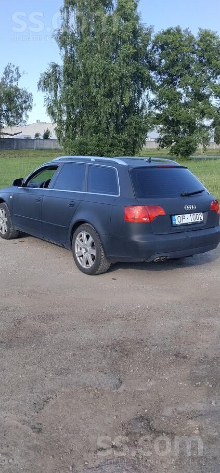 Black Audi A4 2006 in Riga, with an engine capacity of 2.00 L and mileage of 363 thousand km for 1990 €, photo 5 on AUTOMOTO.COM.LV