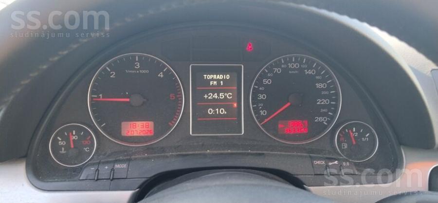 Black Audi A4 2006 in Riga, with an engine capacity of 2.00 L and mileage of 363 thousand km for 1990 €, photo 7 on AUTOMOTO.COM.LV