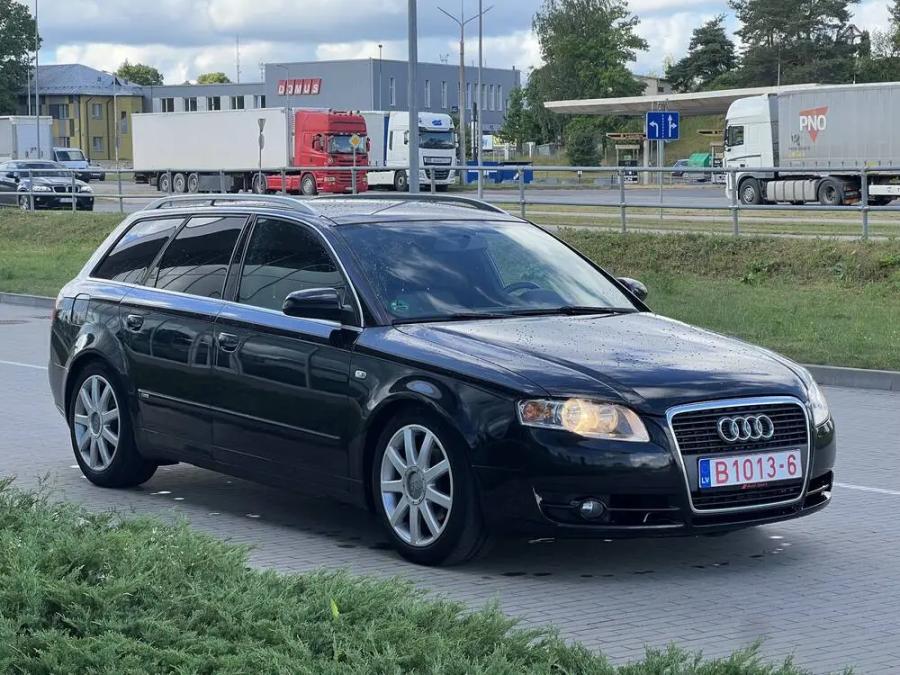 Black Audi A4 2006 in Rezekne, with an engine capacity of 2.00 L and mileage of 250 thousand km for 3790 €, photo 4 on AUTOMOTO.COM.LV