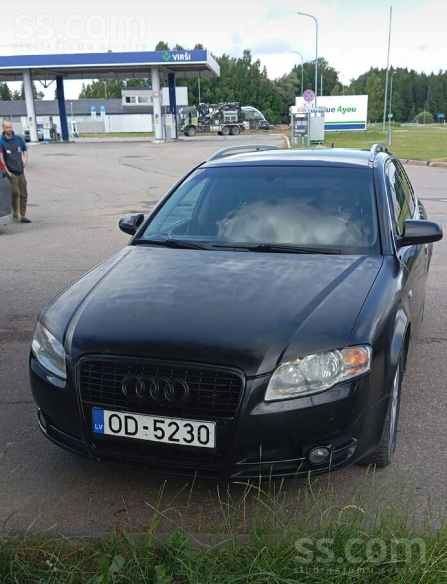 Black Audi A4 2006 in Riga, with an engine capacity of 2.00 L and mileage of 355 thousand km for 1750 €, photo 4 on AUTOMOTO.COM.LV