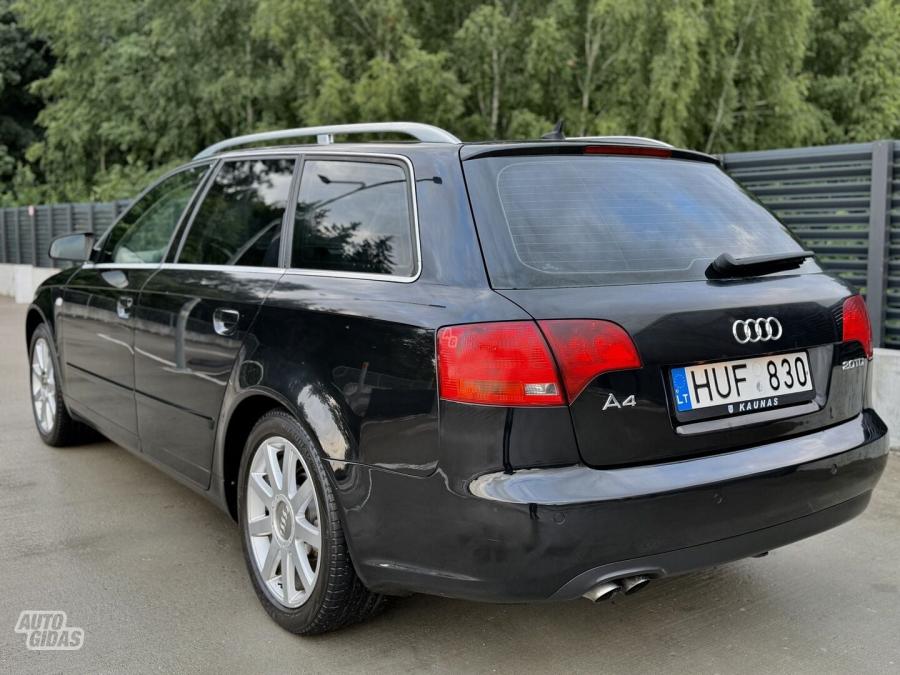 Black Audi A4 2006 in Vilnius, with an engine capacity of 2.00 L and mileage of 441 thousand km for 2840 €, photo 3 on AUTOMOTO.COM.LV