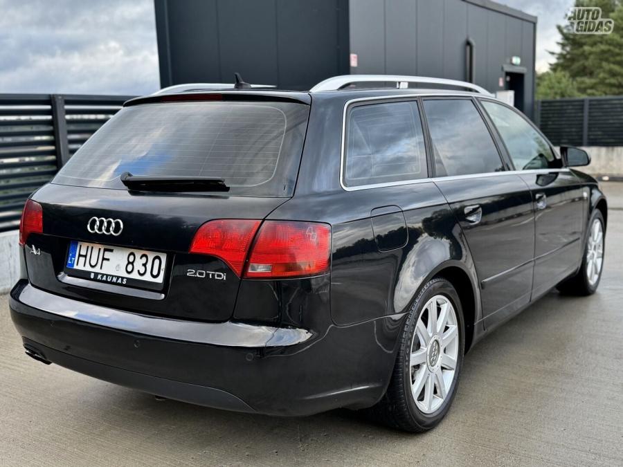 Black Audi A4 2006 in Vilnius, with an engine capacity of 2.00 L and mileage of 441 thousand km for 2840 €, photo 5 on AUTOMOTO.COM.LV