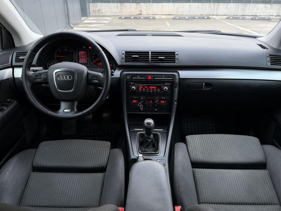 Black Audi A4 2006 in Vilnius, with an engine capacity of 2.00 L and mileage of 441 thousand km for 2840 €, photo 16 on AUTOMOTO.COM.LV