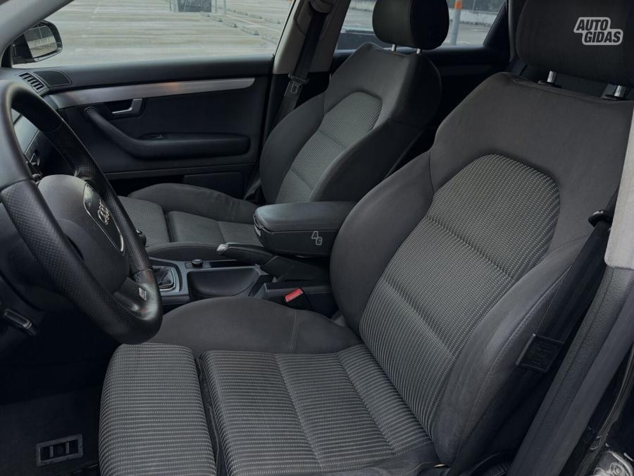 Black Audi A4 2006 in Vilnius, with an engine capacity of 2.00 L and mileage of 441 thousand km for 2840 €, photo 18 on AUTOMOTO.COM.LV