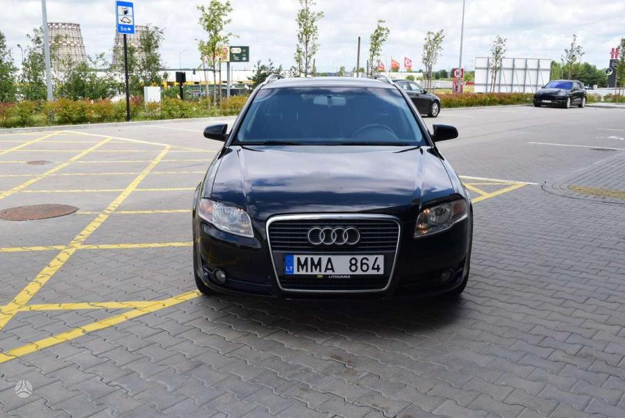 Black Audi A4 2006 in Vilnius, with an engine capacity of 1.99 L and mileage of 293 thousand km for 2750 €, photo 3 on AUTOMOTO.COM.LV