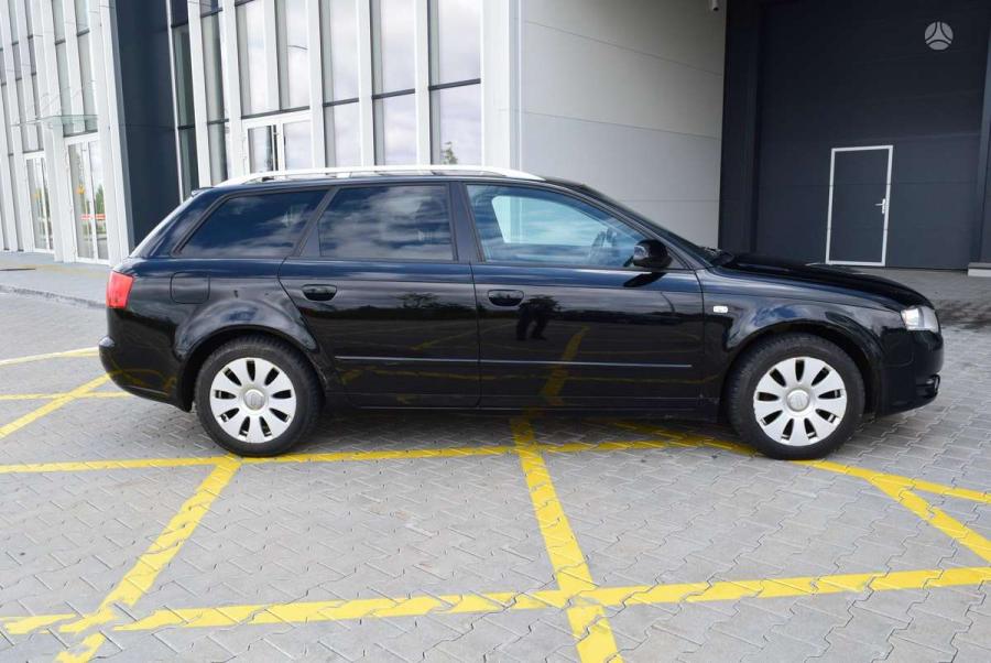 Black Audi A4 2006 in Vilnius, with an engine capacity of 1.99 L and mileage of 293 thousand km for 2750 €, photo 9 on AUTOMOTO.COM.LV
