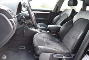 Black Audi A4 2006 in Vilnius, with an engine capacity of 1.99 L and mileage of 293 thousand km for 2750 €, photo 10 on AUTOMOTO.COM.LV