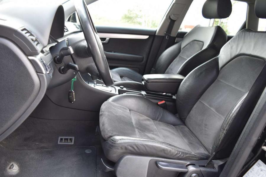 Black Audi A4 2006 in Vilnius, with an engine capacity of 1.99 L and mileage of 293 thousand km for 2750 €, photo 10 on AUTOMOTO.COM.LV
