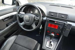 Black Audi A4 2006 in Vilnius, with an engine capacity of 1.99 L and mileage of 293 thousand km for 2750 €, photo 13 on AUTOMOTO.COM.LV