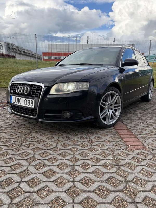 Black Audi A4 2006 in Kaunas, with an engine capacity of 1.97 L and mileage of 355 thousand km for 1749 €, photo 1 on AUTOMOTO.COM.LV