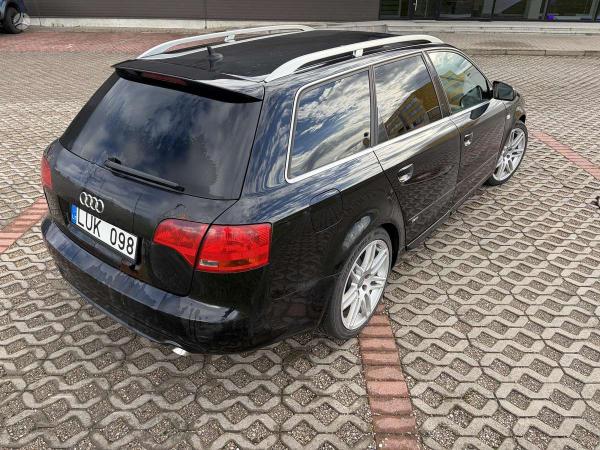 Black Audi A4 2006 in Kaunas, with an engine capacity of 1.97 L and mileage of 355 thousand km for 1749 €, photo 4 on AUTOMOTO.COM.LV