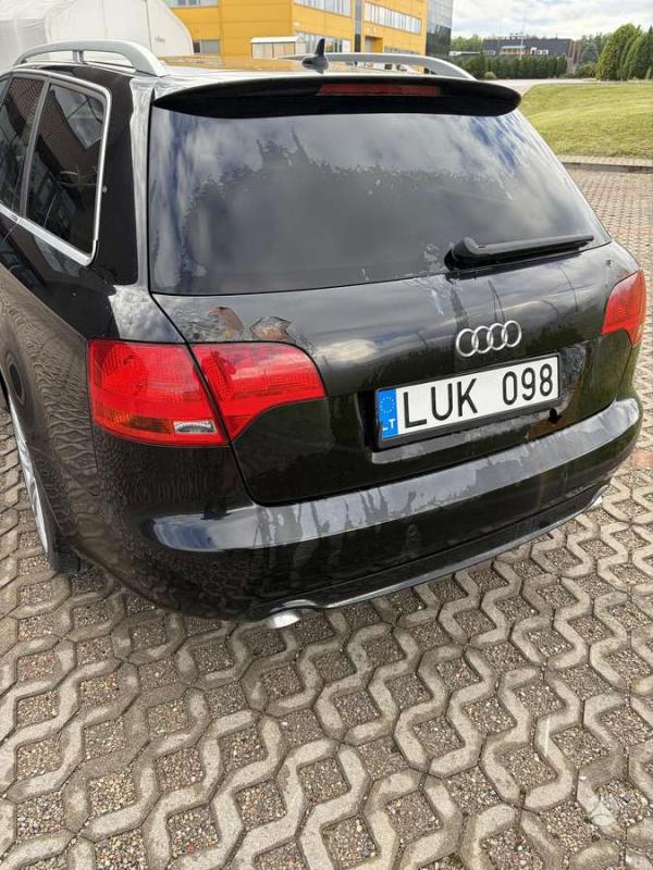 Black Audi A4 2006 in Kaunas, with an engine capacity of 1.97 L and mileage of 355 thousand km for 1749 €, photo 7 on AUTOMOTO.COM.LV