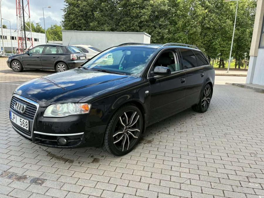 Melns Audi A4 2006 Viļņa, ar dzinēja tilpumu 2.00 L un nobraukumu 375 tūkst. km par 1750 €, foto 1 vietnē AUTOMOTO.COM.LV