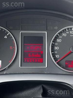 Black Audi A4 2006 in Aluksne, with an engine capacity of 2.70 L and mileage of 298 thousand km for 3500 €, photo 13 on AUTOMOTO.COM.LV