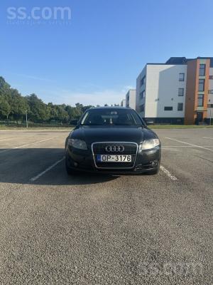 Black Audi A4 2006 in Riga, with an engine capacity of 2.00 L and mileage of 329 thousand km for 1850 €, photo  on AUTOMOTO.COM.LV