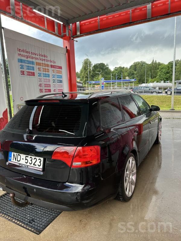 Black Audi A4 2006 in Valmiera, with an engine capacity of 2.00 L and mileage of 395 thousand km for 1650 €, photo 5 on AUTOMOTO.COM.LV