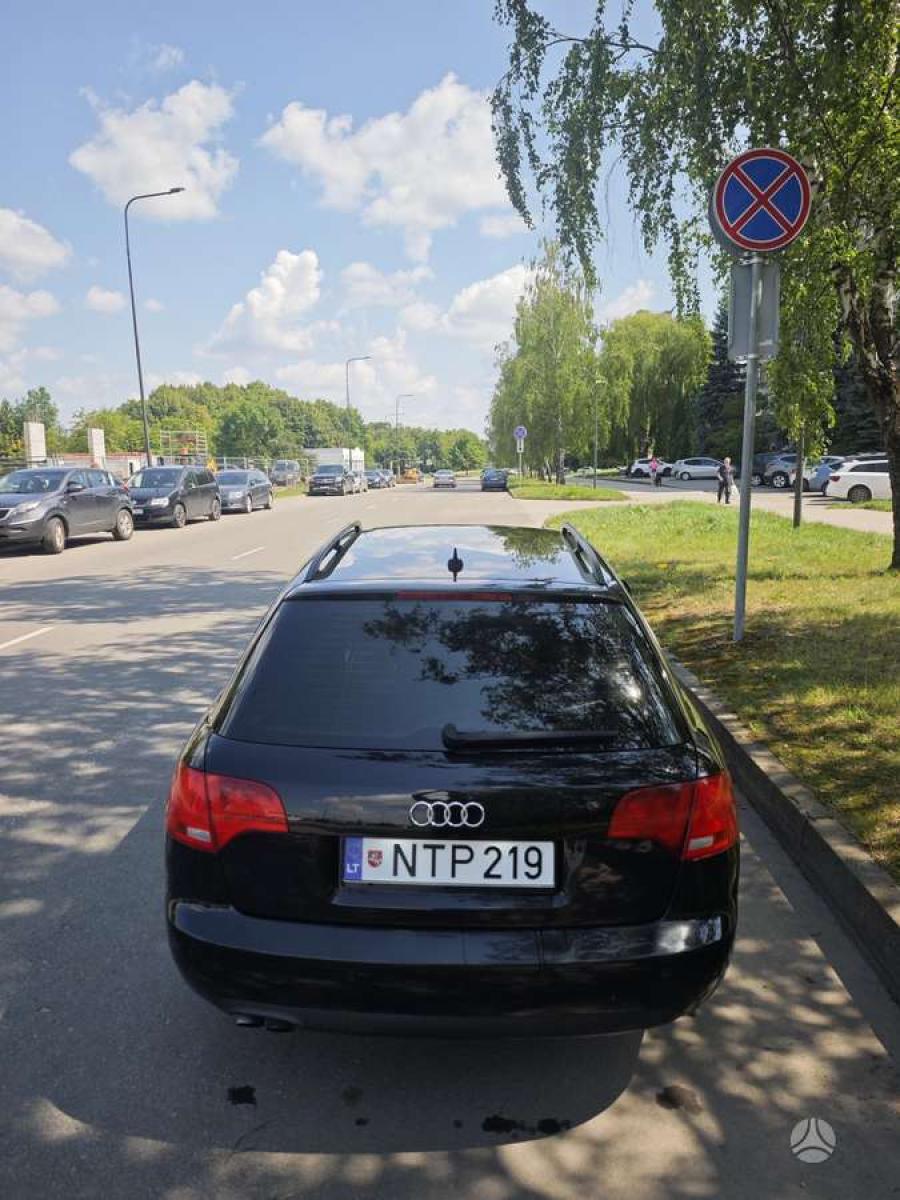 Black Audi A4 2006 in Kaunas, with an engine capacity of 1.99 L and mileage of 379 thousand km for 2350 €, photo 6 on AUTOMOTO.COM.LV