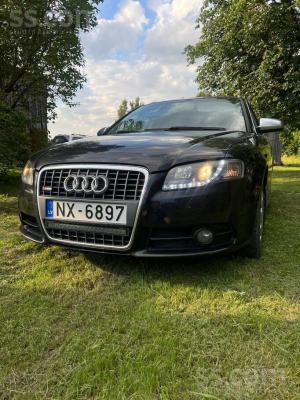 Black Audi A4 2006 in Riga, with an engine capacity of 2.00 L and mileage of 390 thousand km for 1950 €, photo  on AUTOMOTO.COM.LV