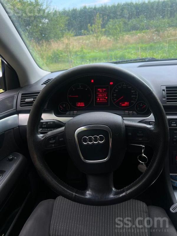 Black Audi A4 2006 in Riga, with an engine capacity of 2.00 L and mileage of 390 thousand km for 1950 €, photo 9 on AUTOMOTO.COM.LV