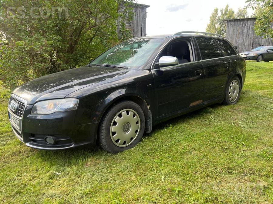 Black Audi A4 2006 in Riga, with an engine capacity of 2.00 L and mileage of 390 thousand km for 1950 €, photo 4 on AUTOMOTO.COM.LV