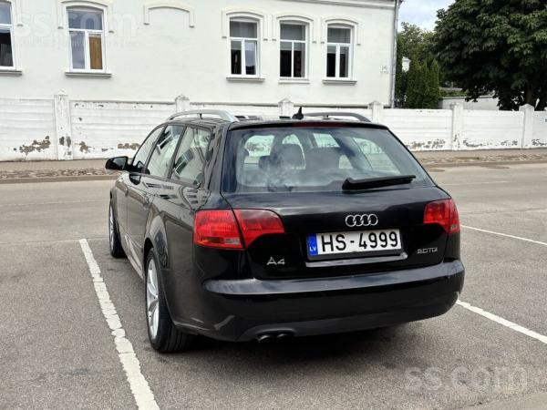 Black Audi A4 2006 in Daugavpils, with an engine capacity of 2.00 L and mileage of 321 thousand km for 1900 €, photo 7 on AUTOMOTO.COM.LV