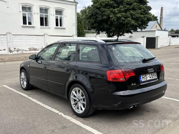 Black Audi A4 2006 in Daugavpils, with an engine capacity of 2.00 L and mileage of 321 thousand km for 1900 €, photo 8 on AUTOMOTO.COM.LV