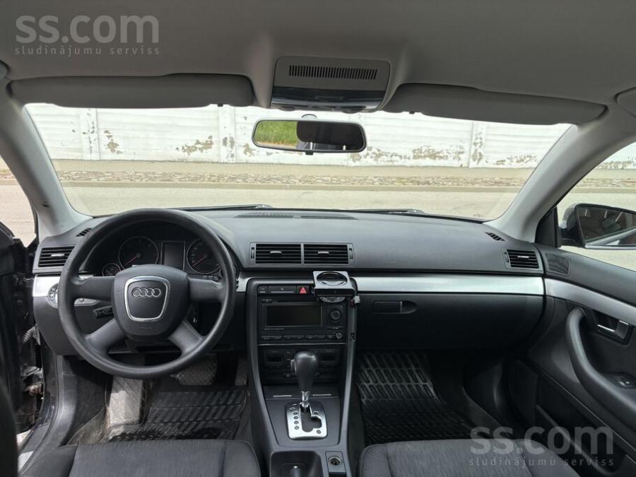 Black Audi A4 2006 in Daugavpils, with an engine capacity of 2.00 L and mileage of 321 thousand km for 1900 €, photo 13 on AUTOMOTO.COM.LV