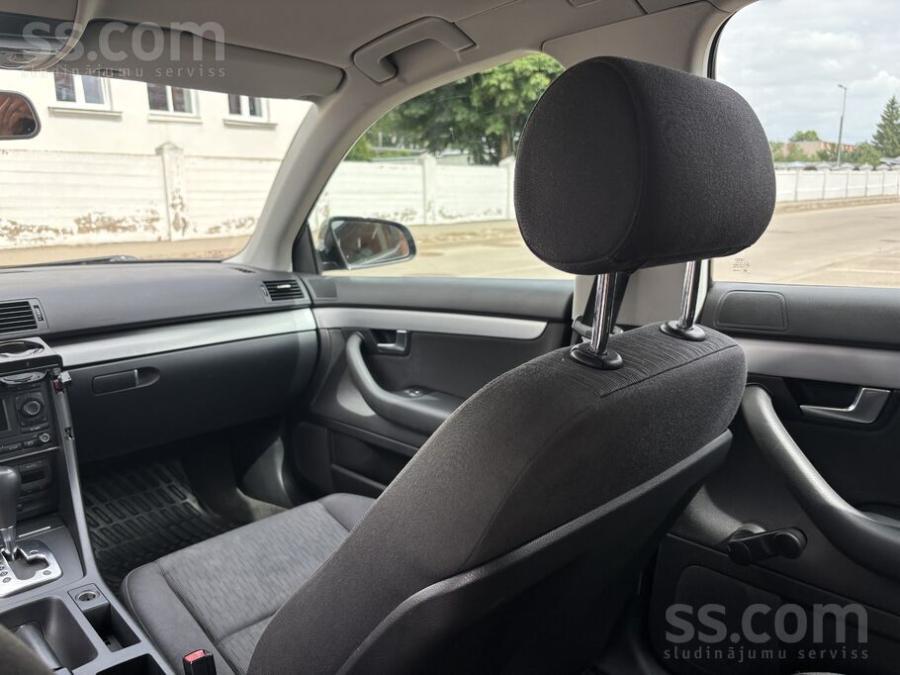 Black Audi A4 2006 in Daugavpils, with an engine capacity of 2.00 L and mileage of 321 thousand km for 1900 €, photo 16 on AUTOMOTO.COM.LV